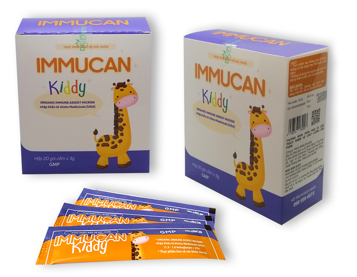 IMMUCAN KIDDY - Sản Phẩm Tăng Cường Miễn Dịch Cho Trẻ - IMMUCAN